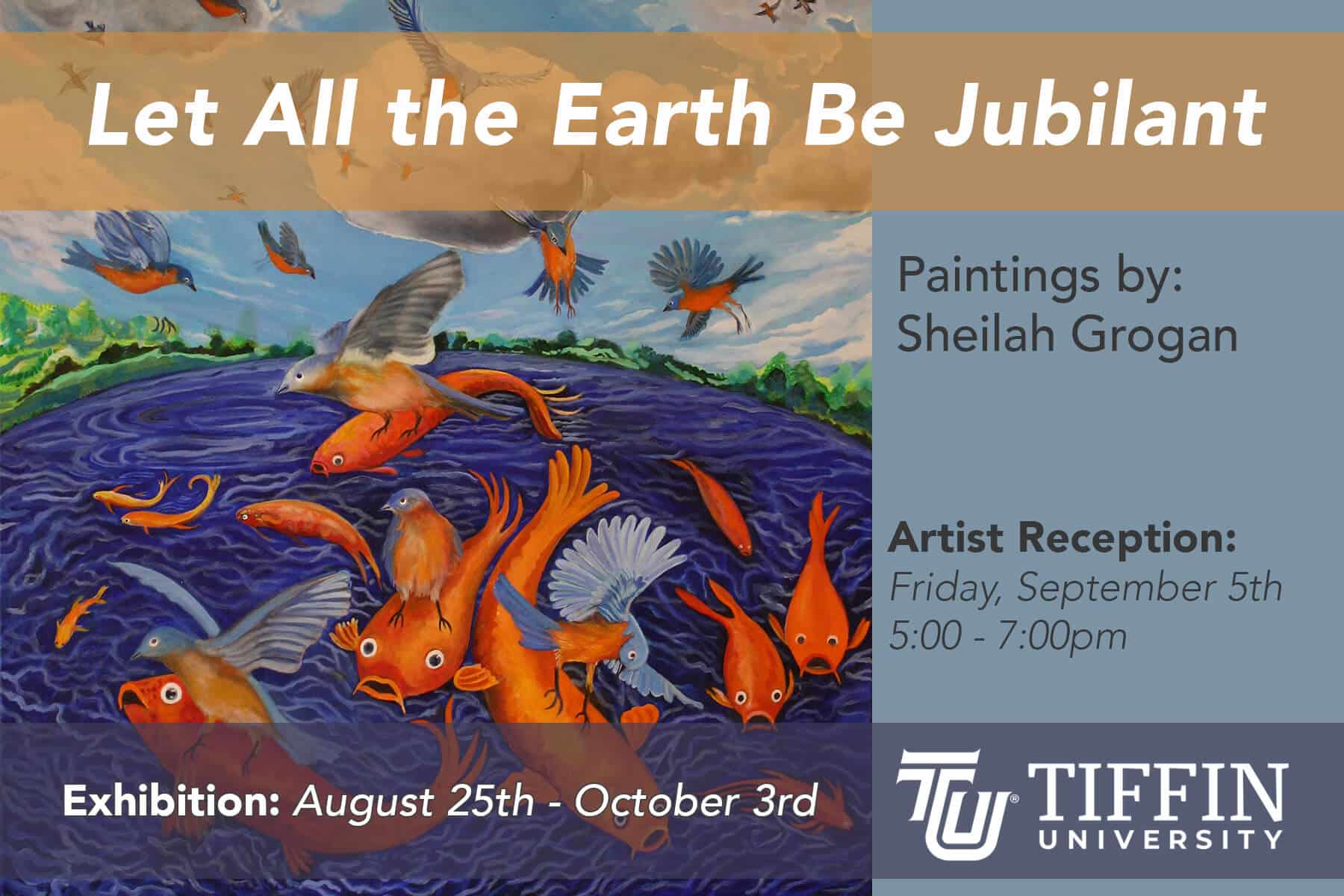 Tiffin University’s Diane Kidd Gallery to Host Art Exhibition by Sheilah Grogan | Tiffin University